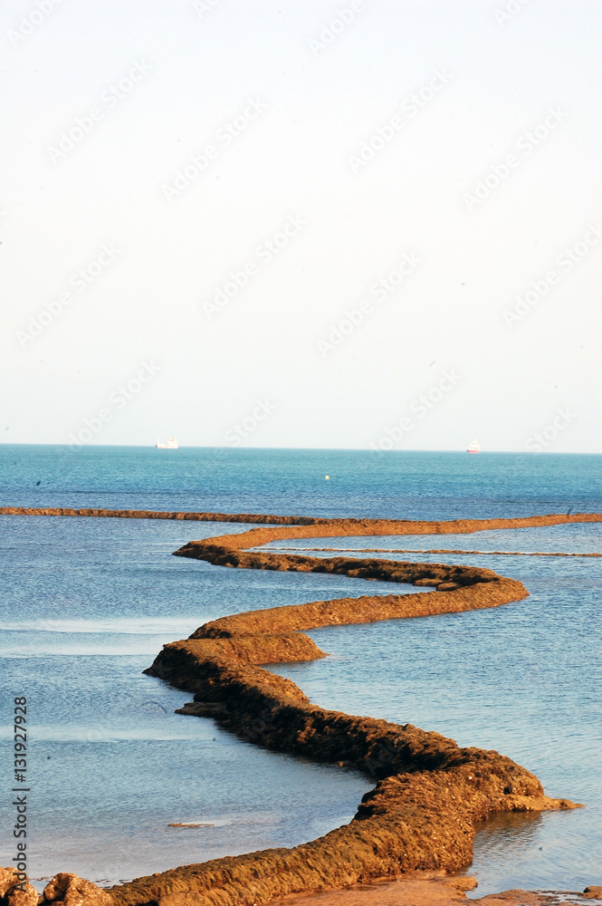 Corrales de pesca de Chipiona foto de Stock | Adobe Stock