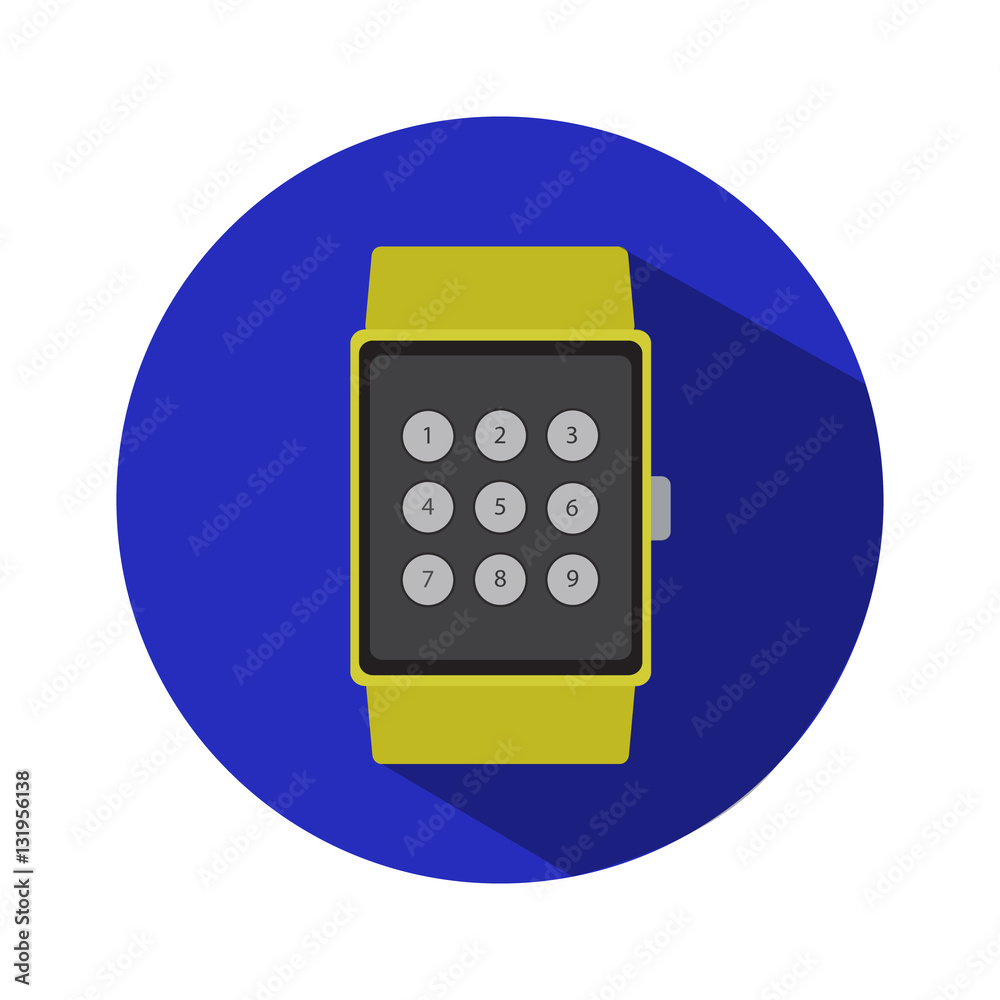 smart watch time hour modern technology electronics application simple ...