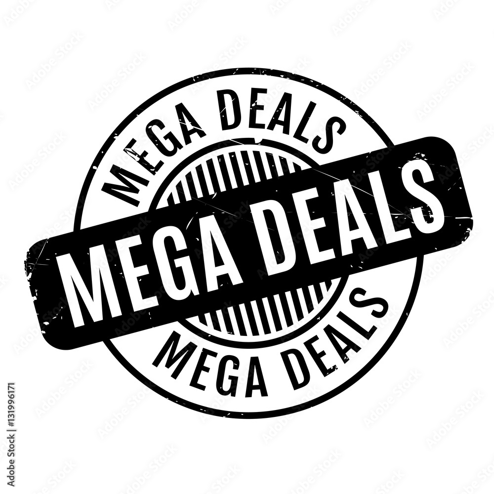 Mega Deals rubber stamp Stock Vector | Adobe Stock