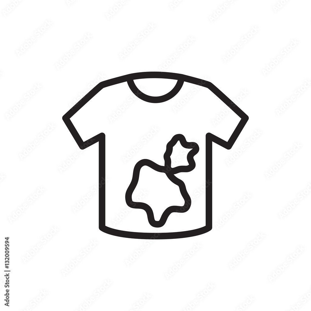 dirty laundry icon illustration Stock Vector | Adobe Stock