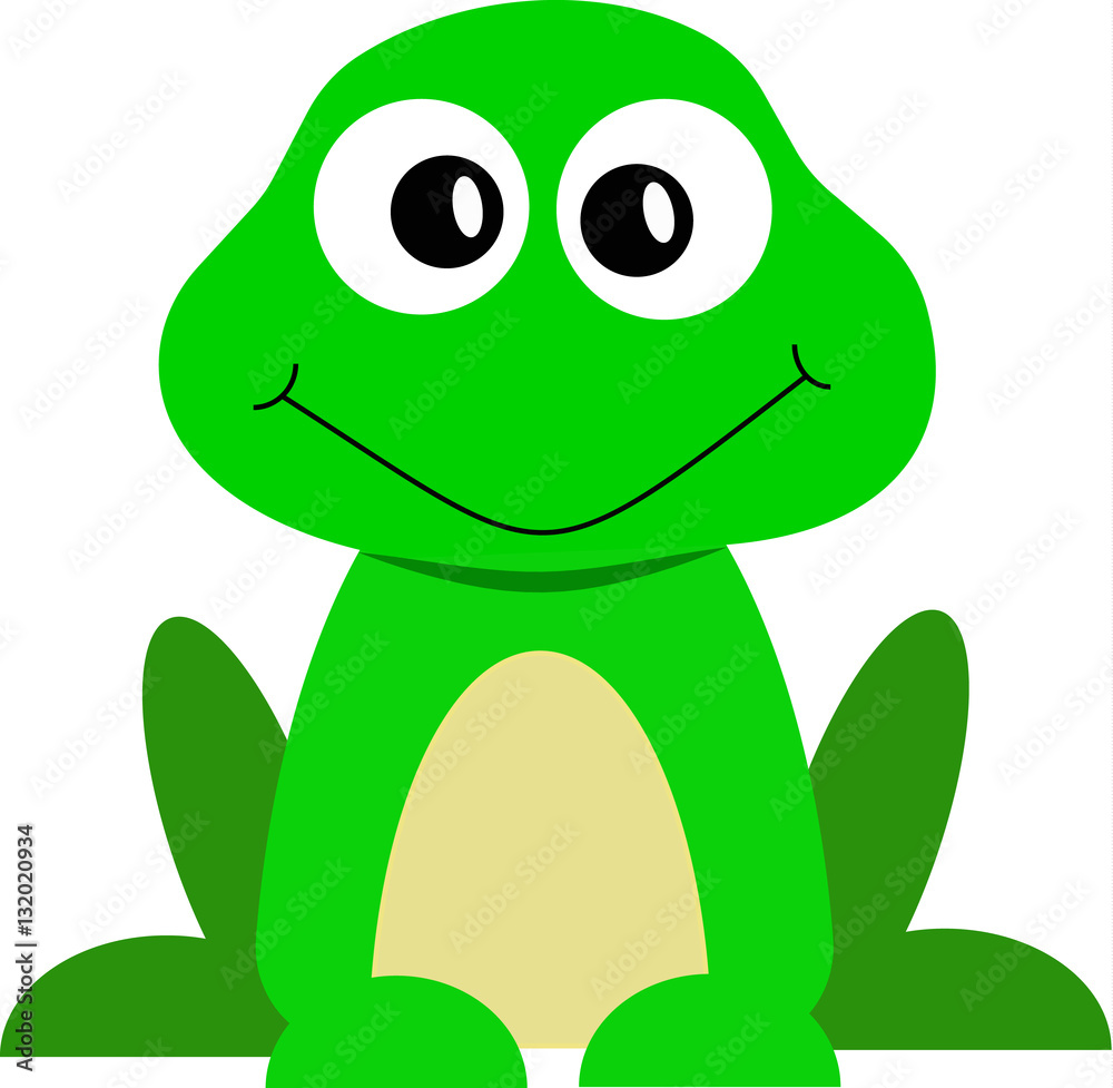 reptile toad, smile drawing illustration cartoon icon Stock Vector ...