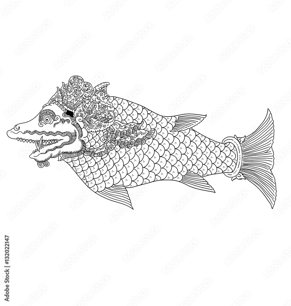 Batara Baruna Stock Vector | Adobe Stock