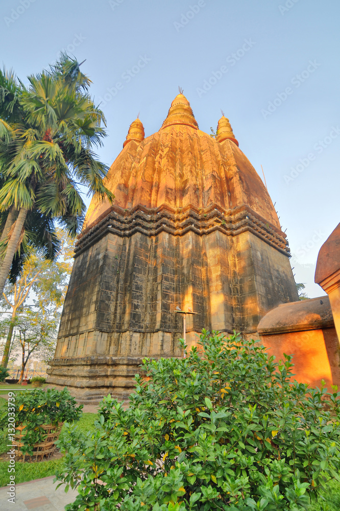 Hindu temples of Sivadol in Sivasagar, in the Indian state of Assam ...