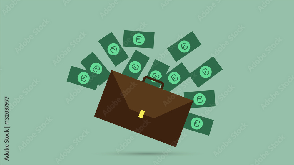 affari, valigetta, contratto, soldi, pagare Stock Vector | Adobe Stock