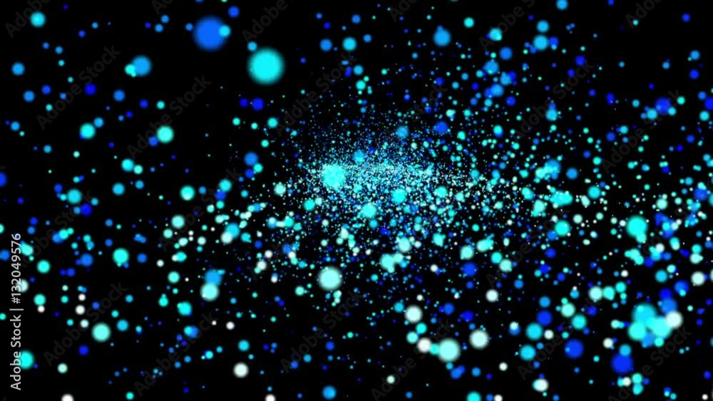 Particles in Action Stock Video | Adobe Stock