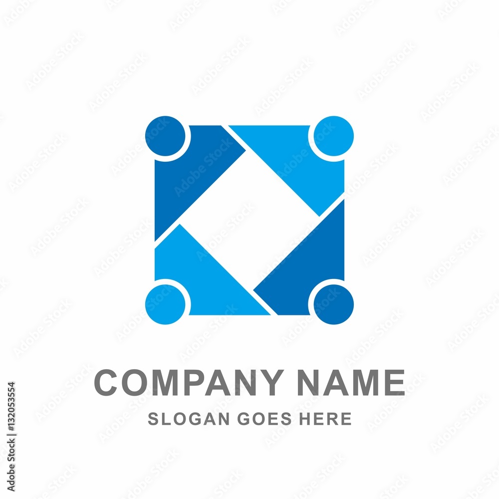 Circular Team Group Career Jobs Community People Holding Hands Business ...