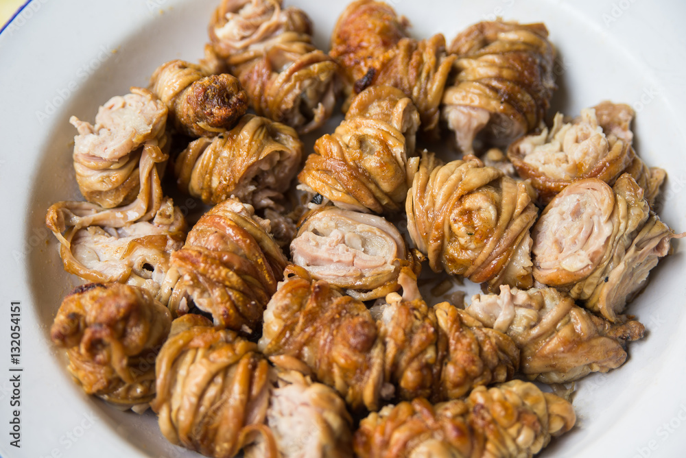 Cordula Sarda, roasted lamb offal, traditional food of Sardinia Stock ...