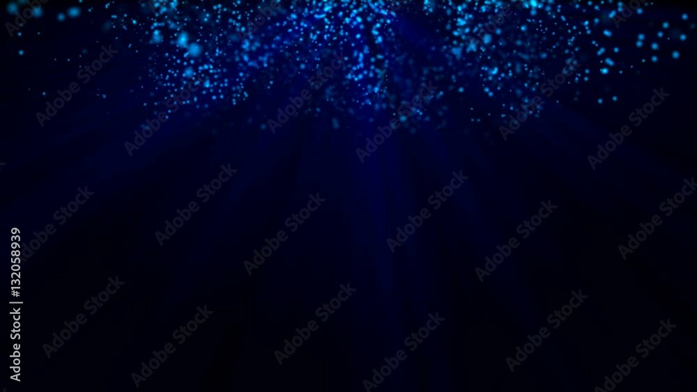 4k Blue Particle seamless background Stock Video | Adobe Stock