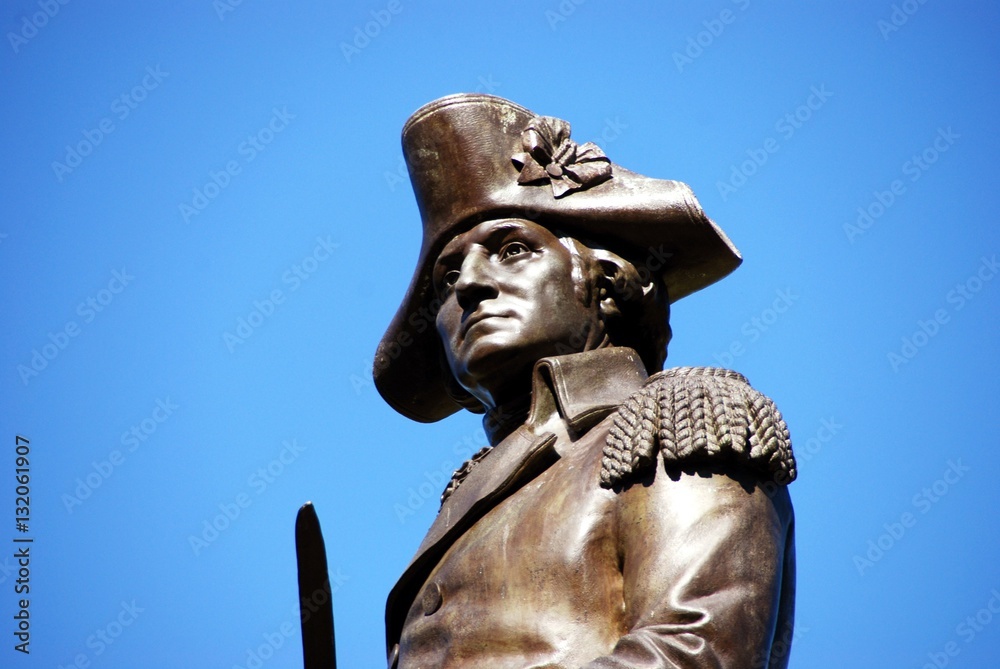 George Washington Statue Face