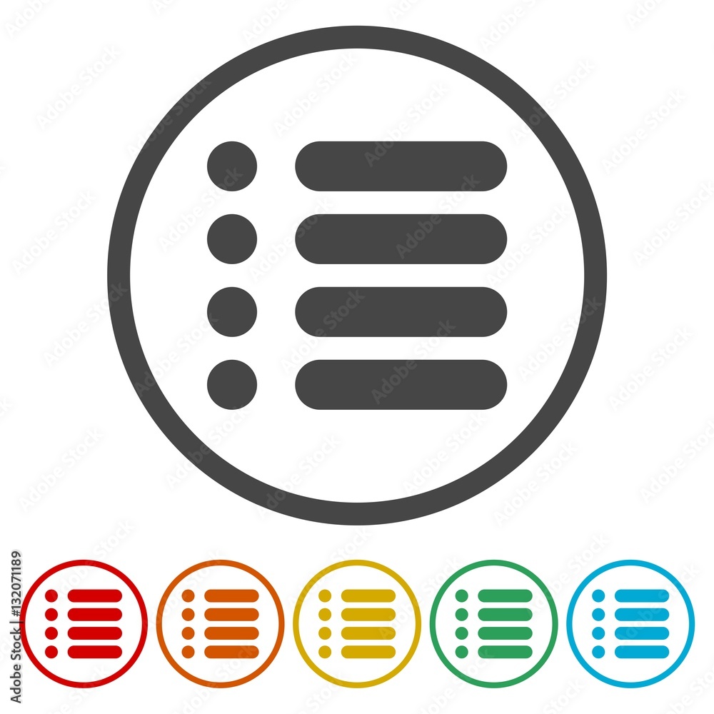 Check list icon, List sign icon Stock Vector | Adobe Stock