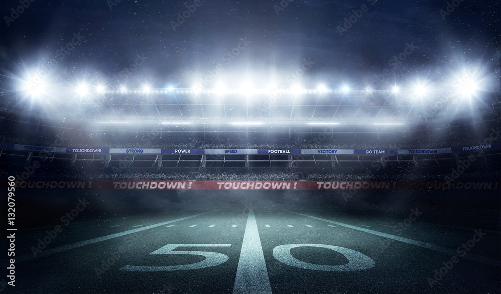 Dark Football Stadium Wallpaper