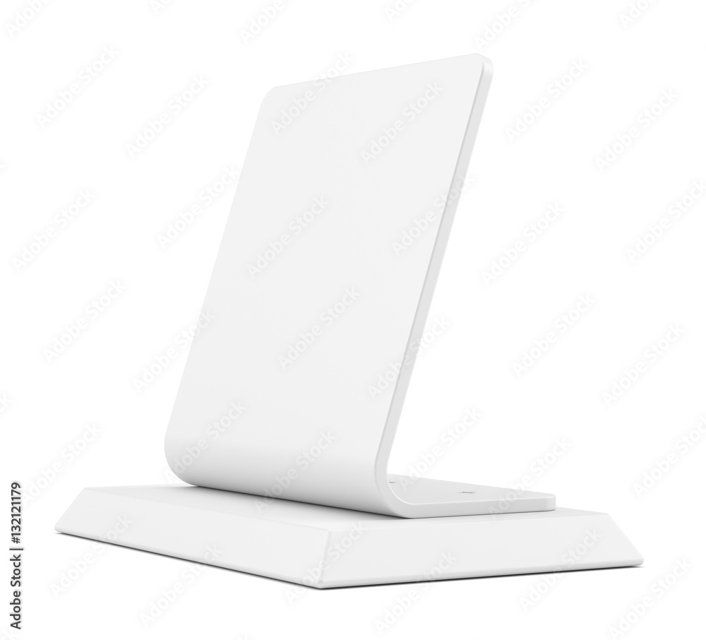 Blank table tent sign, isolated Stock Illustration | Adobe Stock