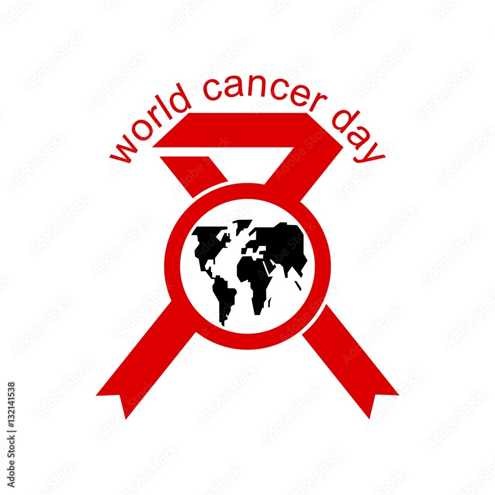 World cancer day logo vector Stock Vector | Adobe Stock