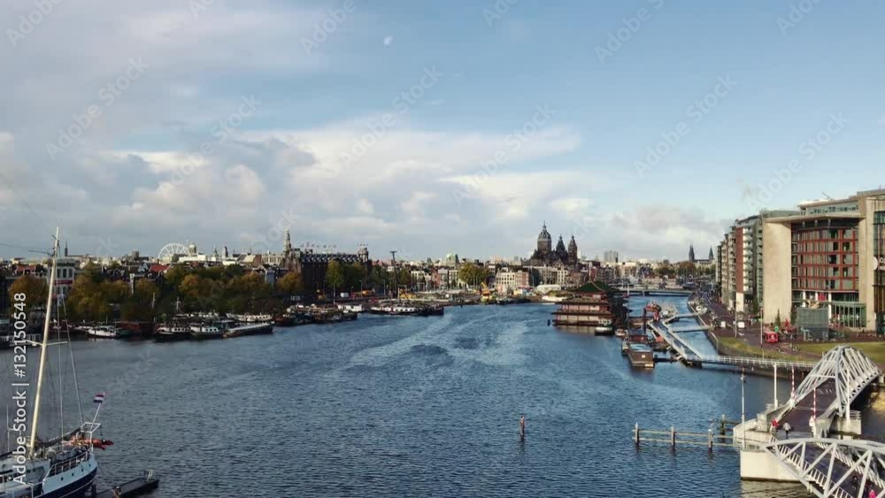 Amsterdam Cityscape 4K Stock Video | Adobe Stock
