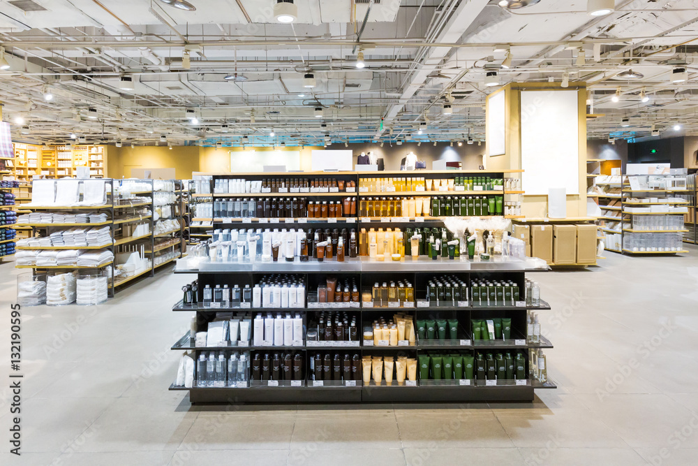 drink bottle on shelf in shop Stock Photo | Adobe Stock