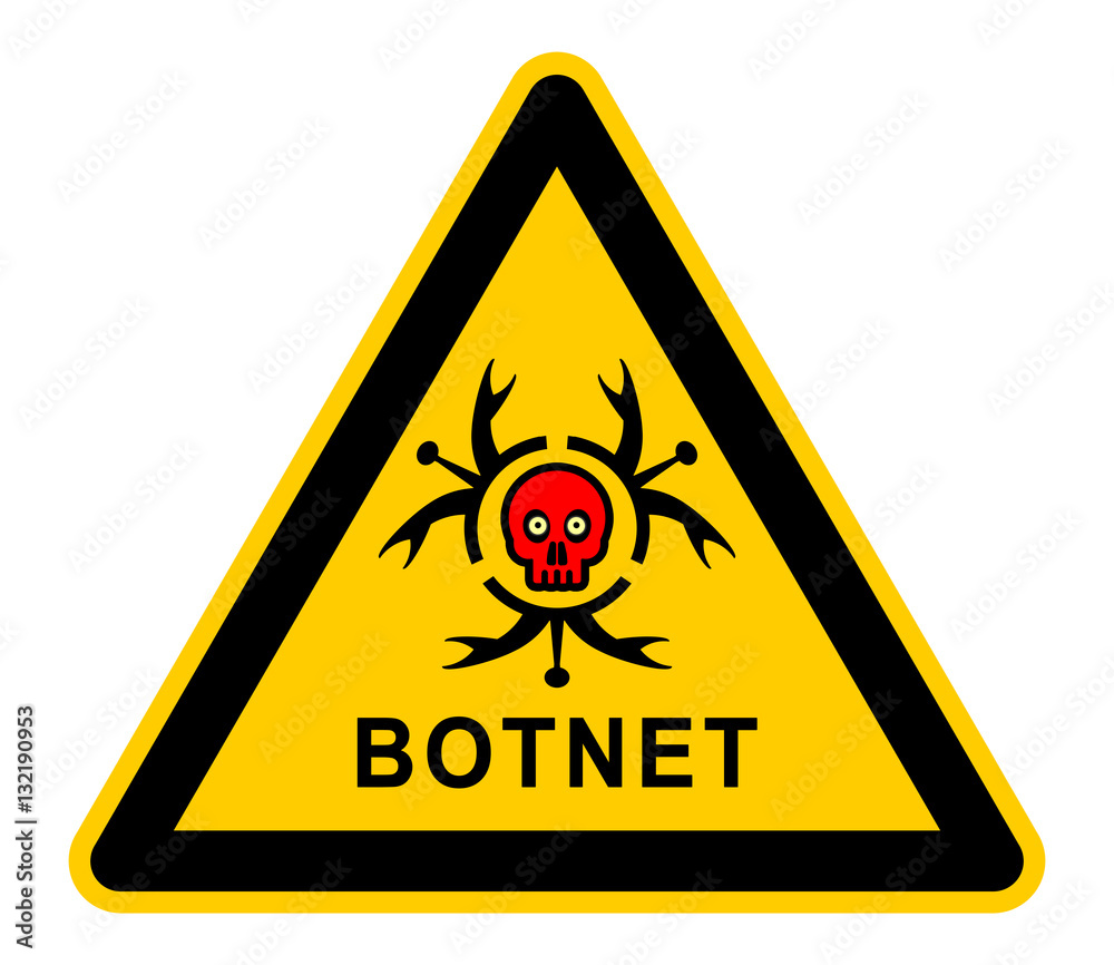 wso275 WarnSchildOrange - botnet - Computer Hazard Sign - mss6 ...