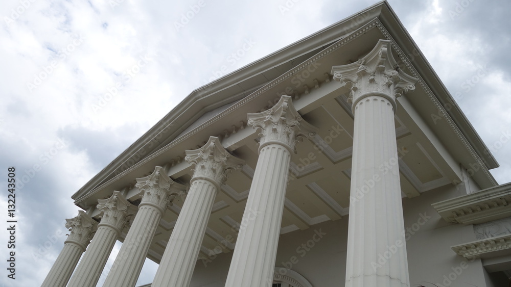 tall pillars Stock Photo | Adobe Stock
