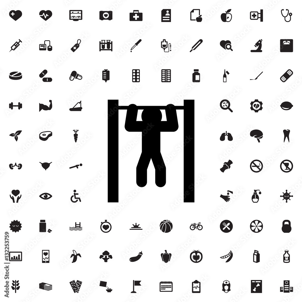 bar icon tightening icon illustration Stock-Vektorgrafik | Adobe Stock