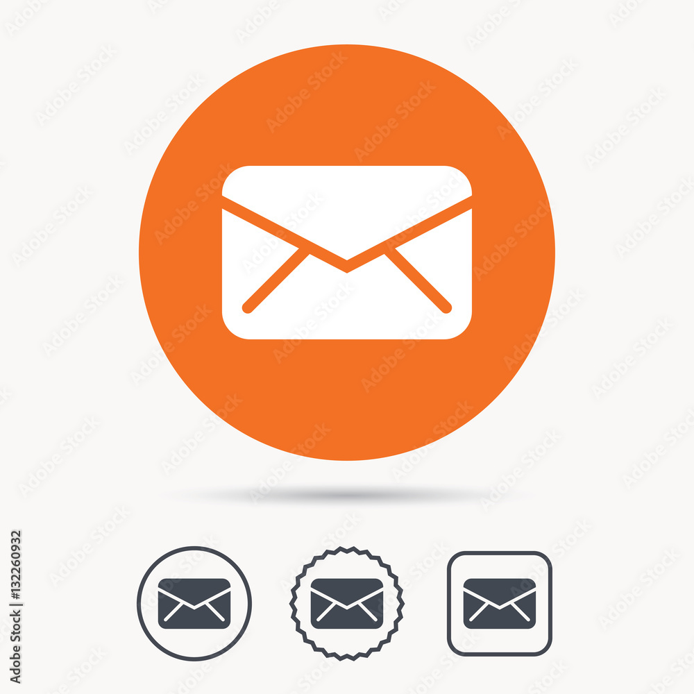Orange Email Icon