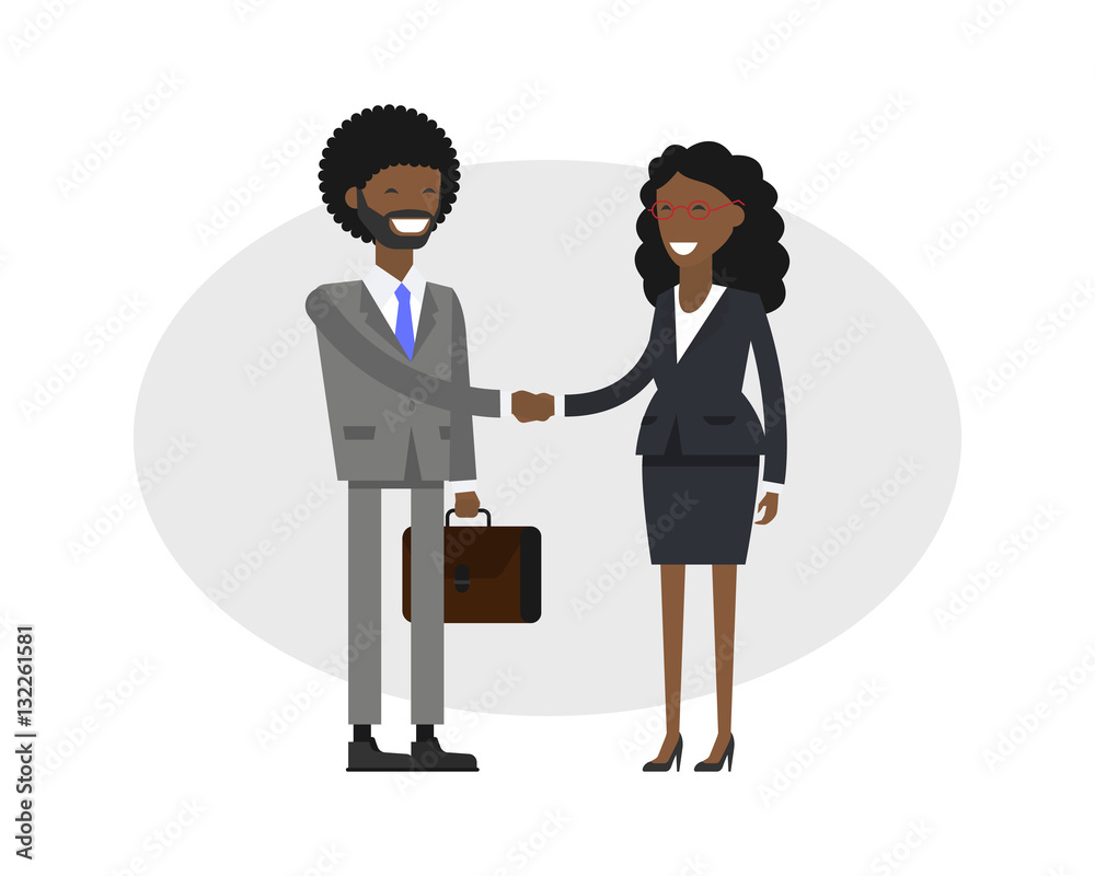 African business people set Stock Vector | Adobe Stock