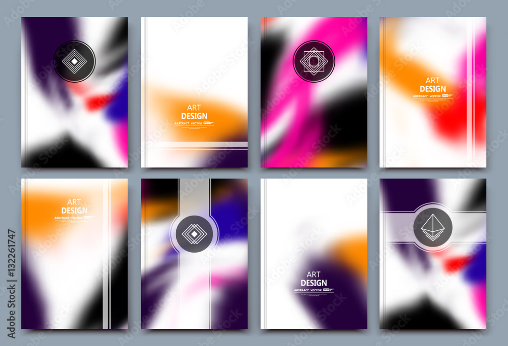 Abstract composition. Text frame surface. Patch a4 brochure cover ...