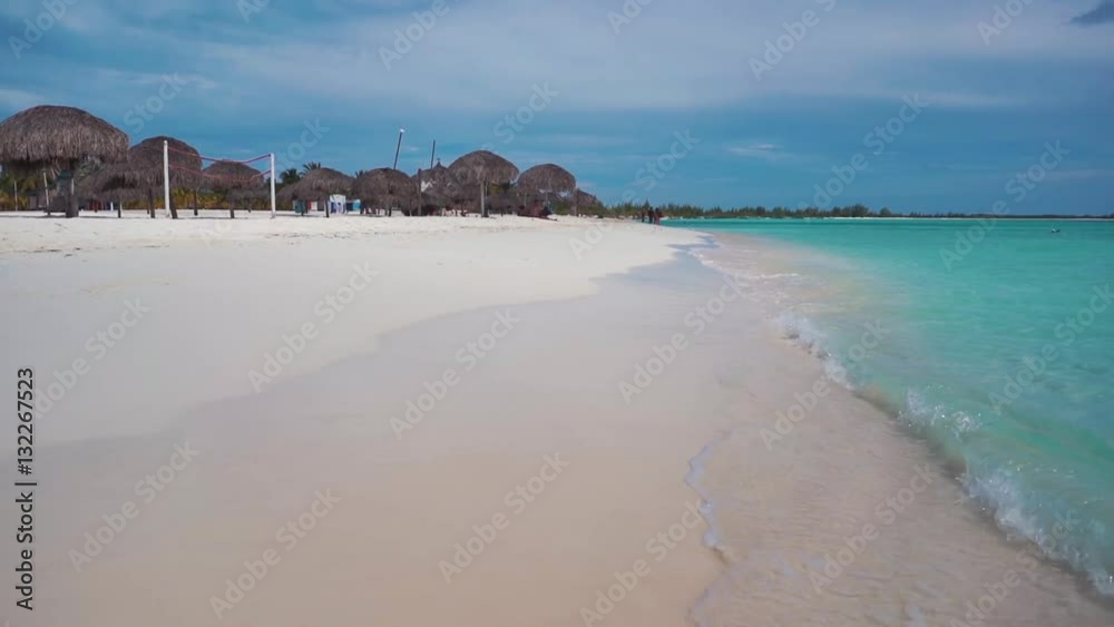 Cuba. The coast of the Caribbean Sea. Stock Video | Adobe Stock