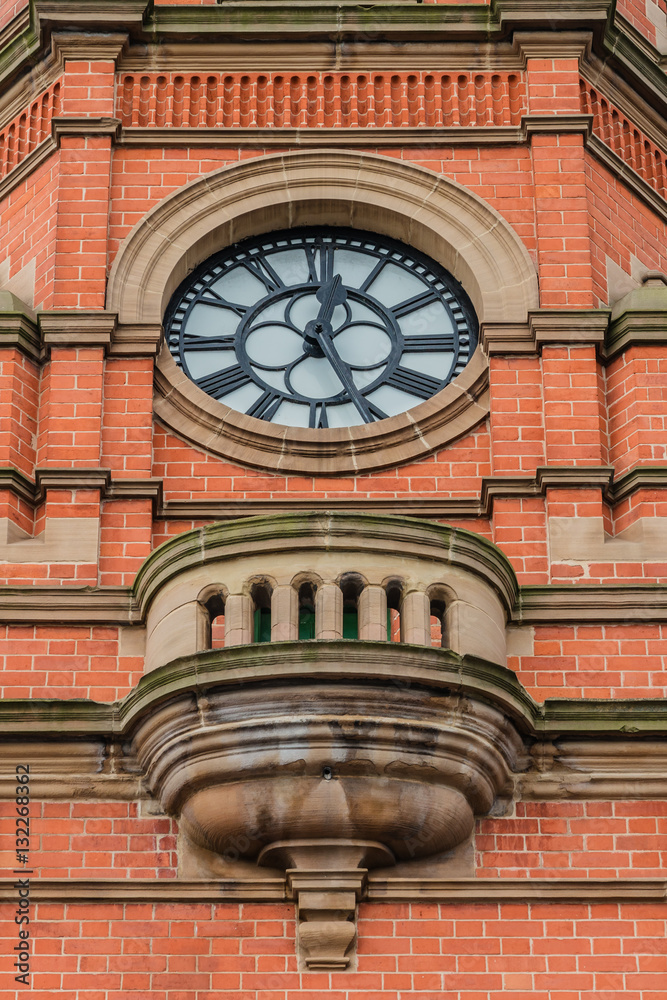 Victoria Bath clock tower (1896). Sneinton, Nottingham, England. Stock ...