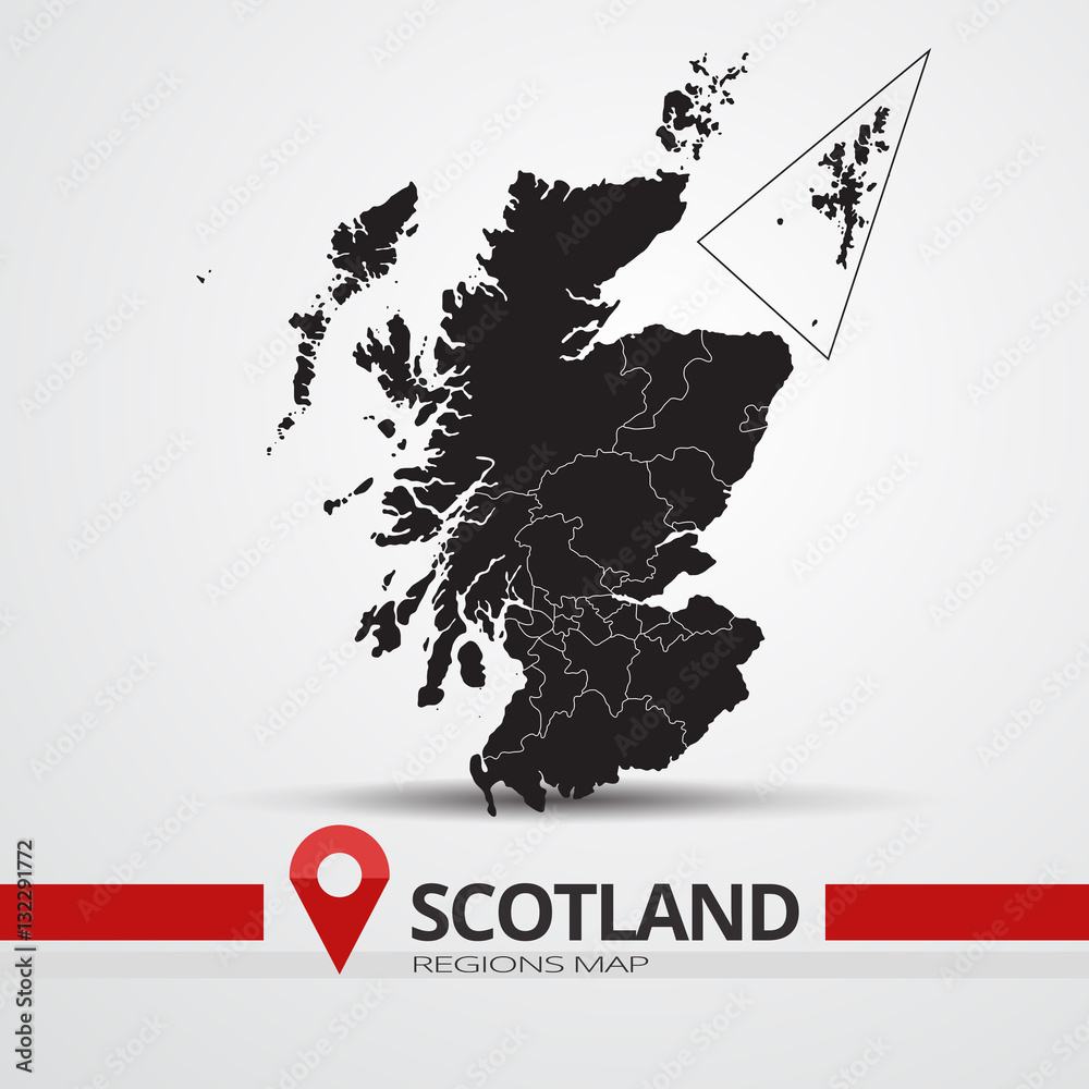 Poster Scotland map – Wall Art | UkPosters