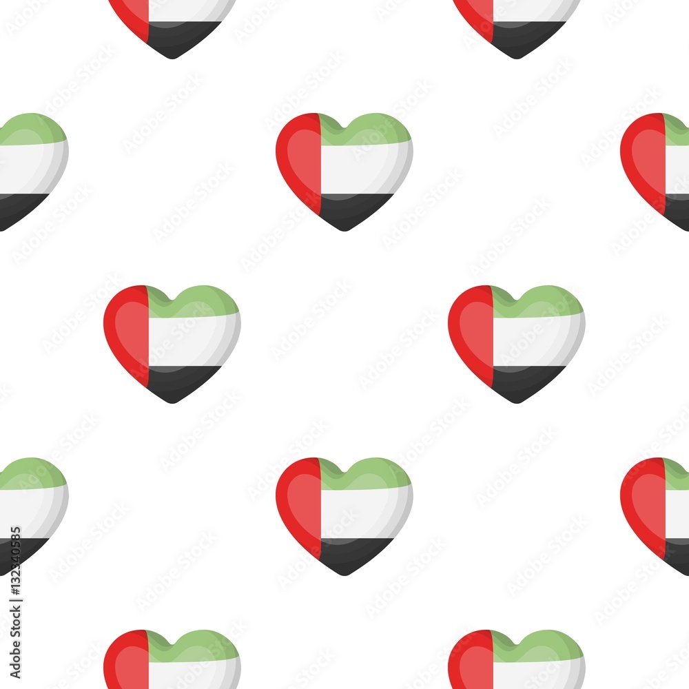 Territory of United Arab Emirates icon in pattern style isolated on ...