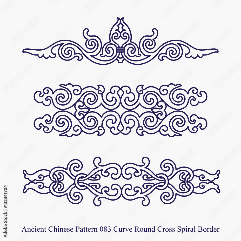 Chinese Patterns And Designs Border