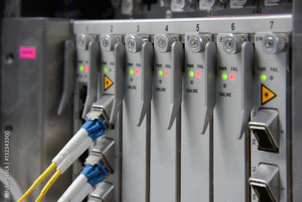 Fiber Optical connector interface for Cards Equipment DWDM telec Stock ...