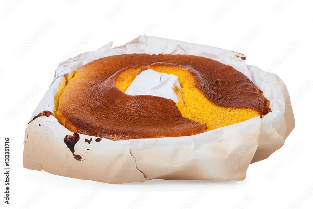 Pao de Lo, the Portuguese sponge cake shown in its most traditional ...