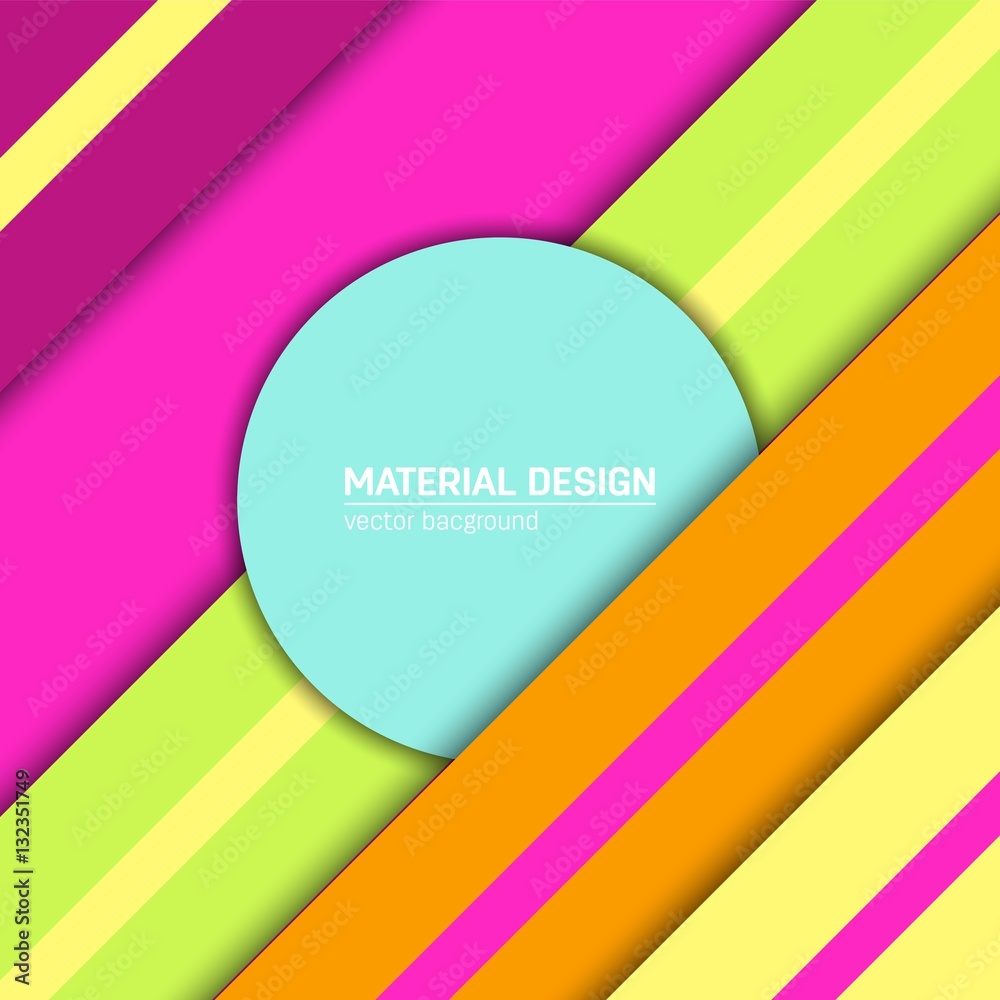 Vector material design background. Abstract creative concept layout ...