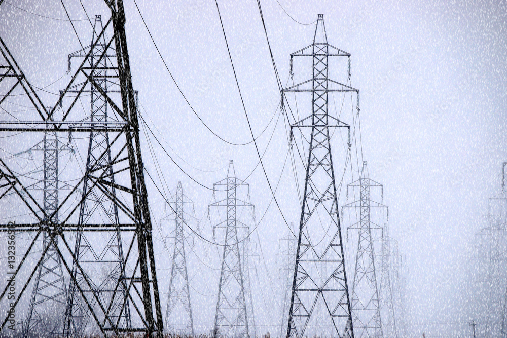 Power grid foto de Stock | Adobe Stock