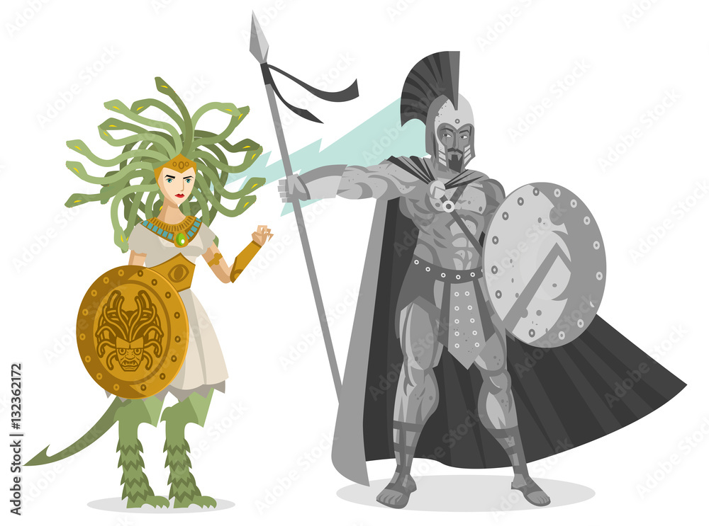 Medusa Turning People To Stone