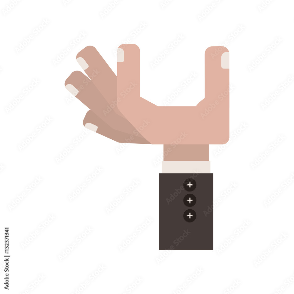 letter y shape with hand vector illustration Stock Vector | Adobe Stock