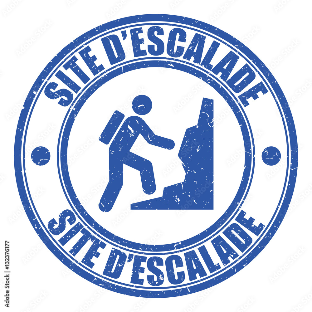 Logo site d'escalade. Stock Vector | Adobe Stock