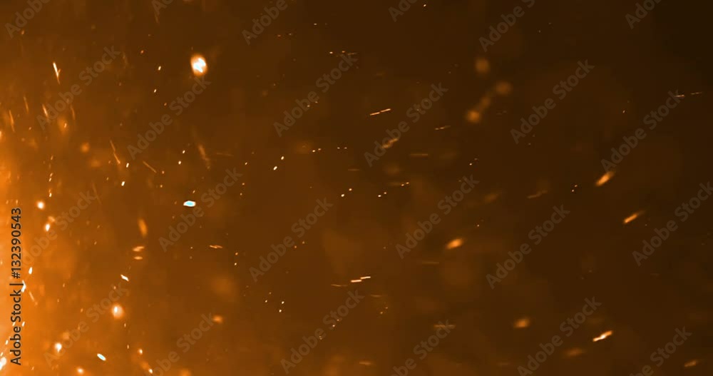 Video „gold dust particles flowing background loop seamless ready ...