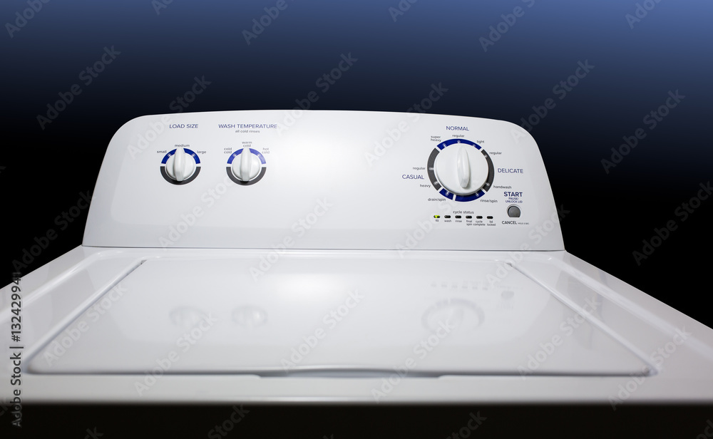 Washing Machine-Wide View-Full View - Washing machine front panel and ...
