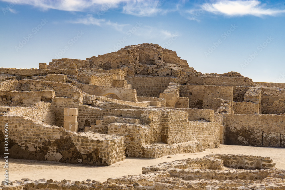 Bahrain Fort in Kingdom of Bahrain Stock Photo | Adobe Stock
