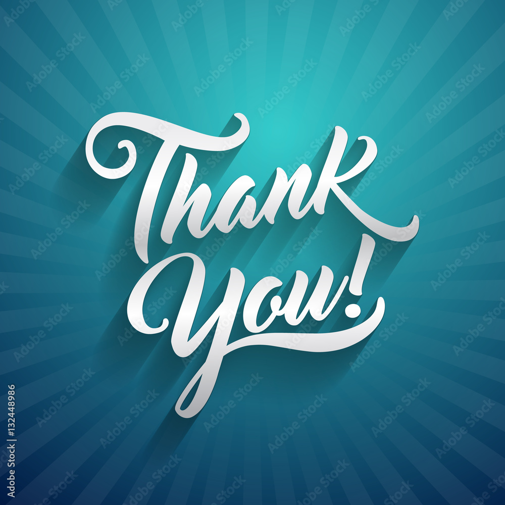 Thank You Beautiful Lettering Text Vector Illustration Stock thank-you-beautiful-lettering-text-vector-illustration-stock