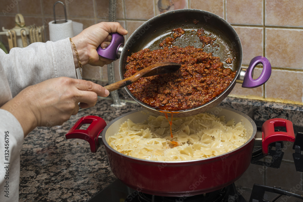 Cooking pasta Stock Photo | Adobe Stock