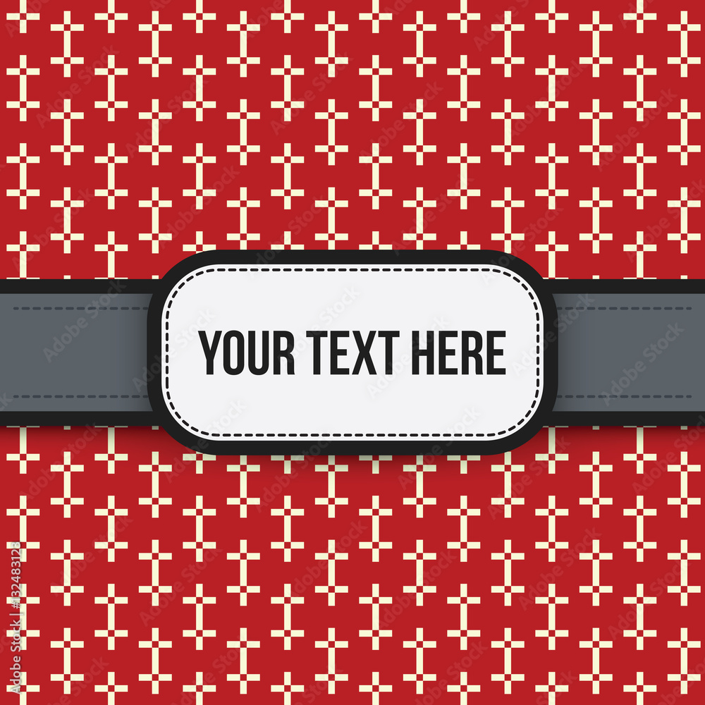 Text background with colorful pixelated pattern. Useful for ...