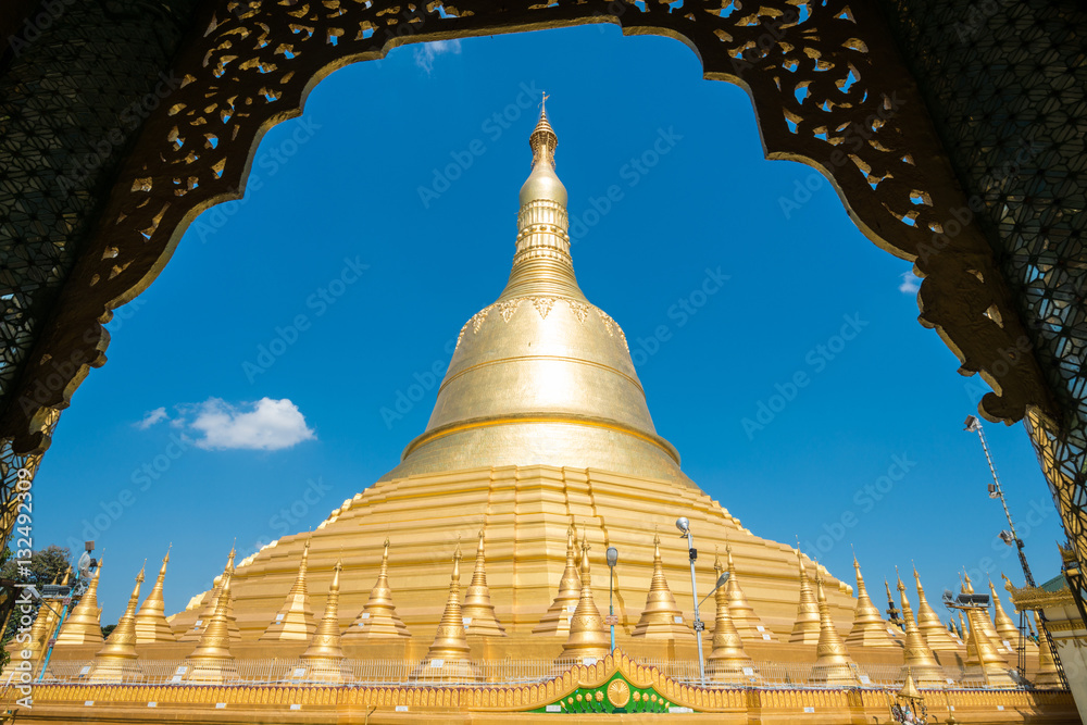 The Shwemawdaw Pagoda is a stupa located in Bago, Myanmar. It is the most tallest pagoda in ...