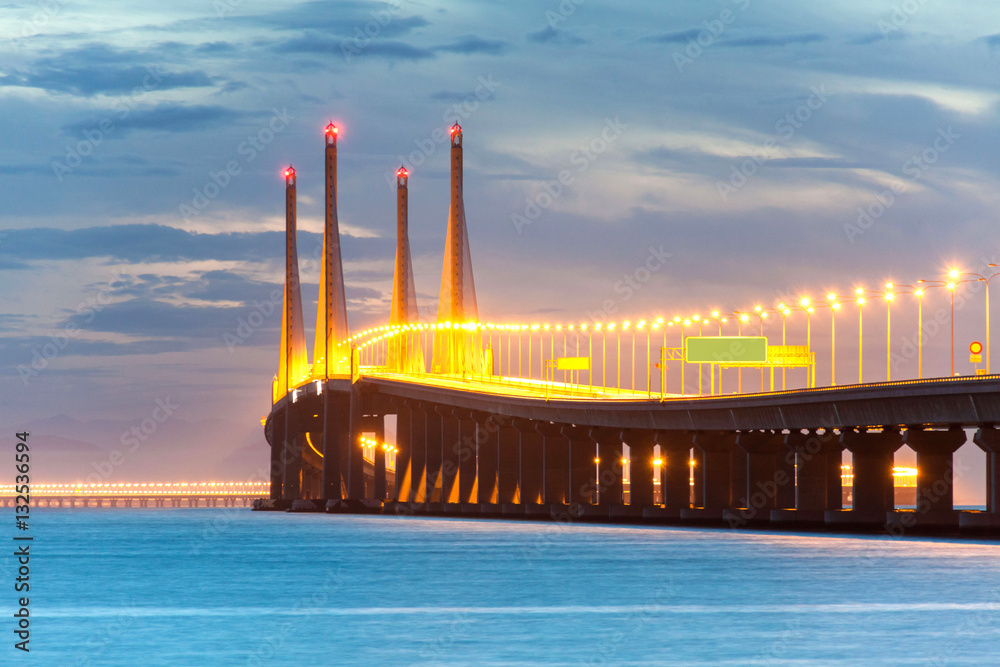 2nd Penang Bridge or known as Sultan Abdul Halim Muadzam Shah bridge ...