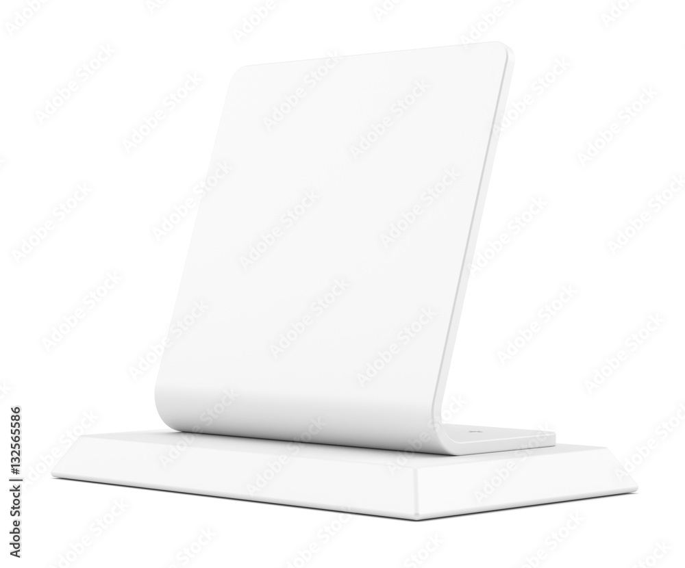 Blank table tent sign, isolated Stock Illustration | Adobe Stock
