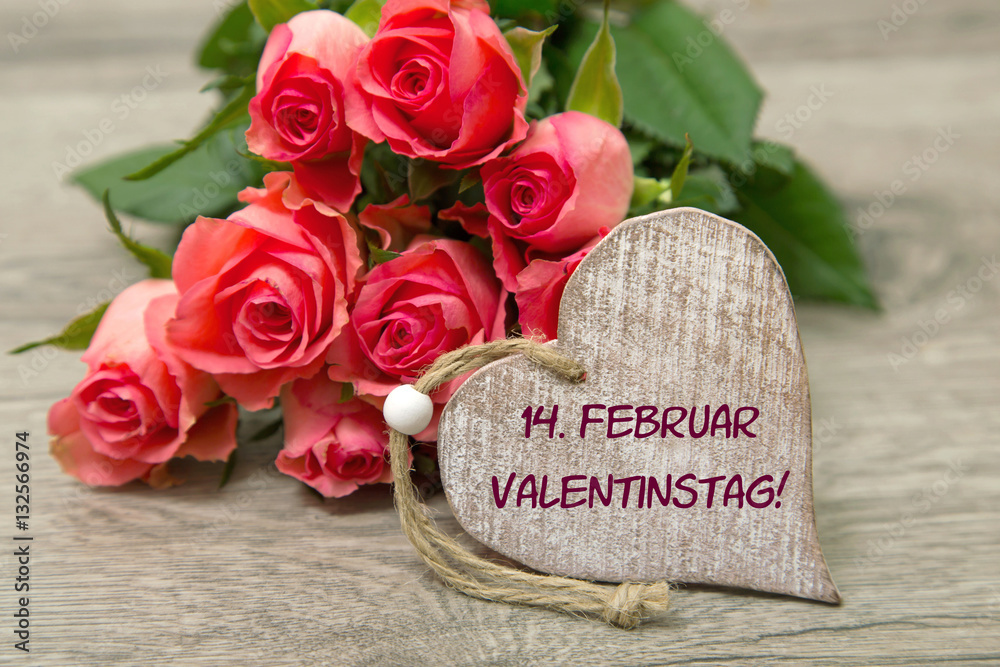 Rosen zum Valentinstag Stock-Foto | Adobe Stock