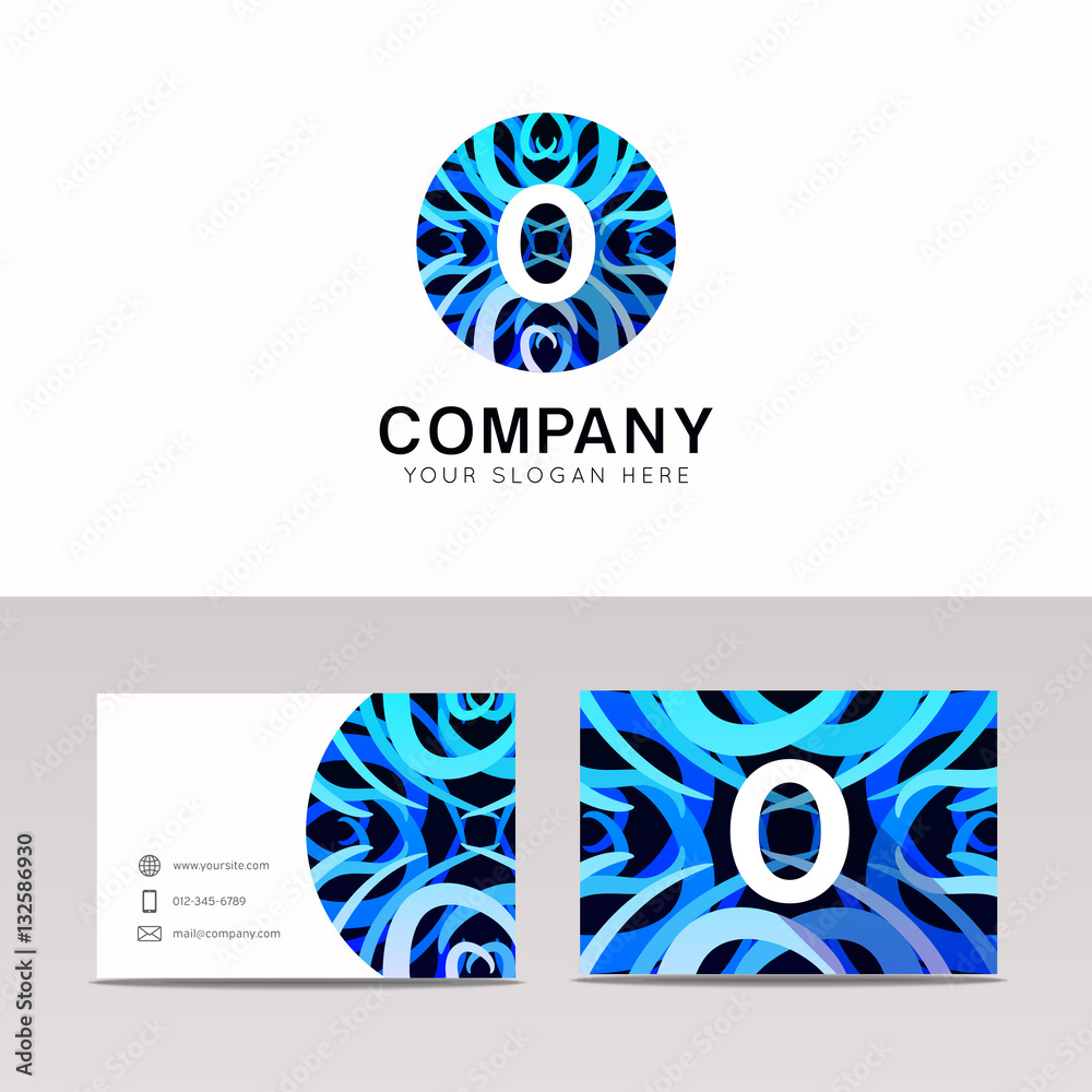 Abstract circle ornamenation logo icon O sign letter symbol vect Stock ...