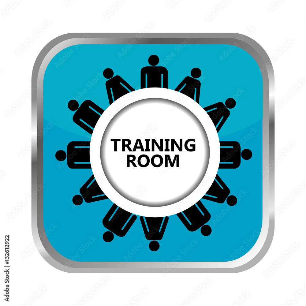 Training room button Stock Vector | Adobe Stock