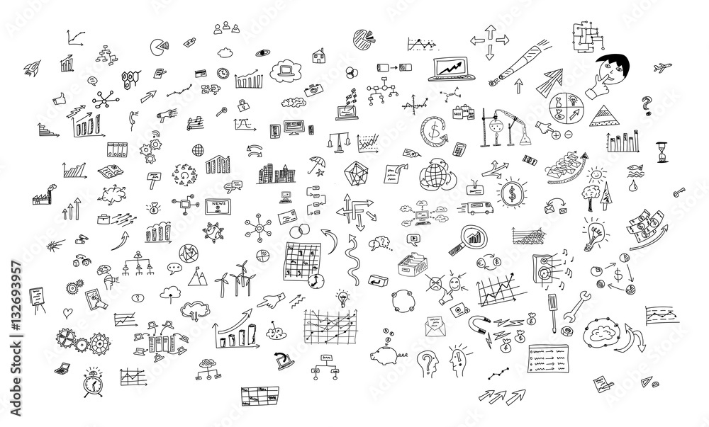 Creativity concept on white background Stock Illustration | Adobe Stock